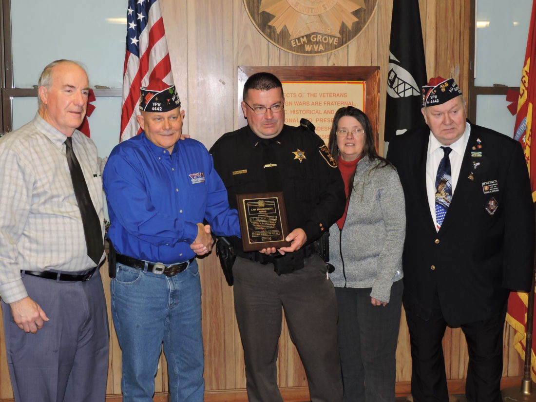 Elm Grove VFW Honors Ohio County Sheriff’s Deputy | News, Sports, Jobs - The Intelligencer